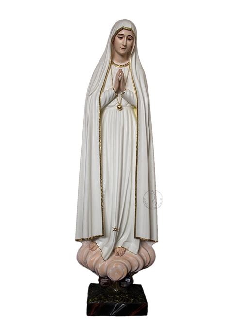 Imagem de Nossa Senhora de Fátima Peregrina em Madeira cm