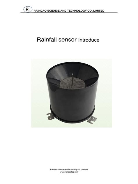 3 Rain Gauges Introduce Rd Rgpbr Rs485and Pulse Output V2 Pdf Precipitation Rain 3 Rain Gauges Introduce Rd Rgpbr Rs485and Pulse Output V2 Pdf Precipitation Rain