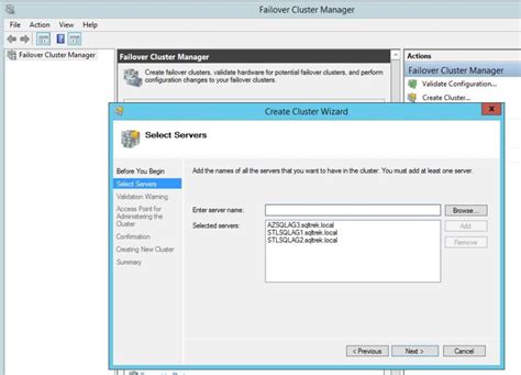 Lab Setup Alwayson Ags In A Multi Subnet Cluster Part 1 Mssqltrek