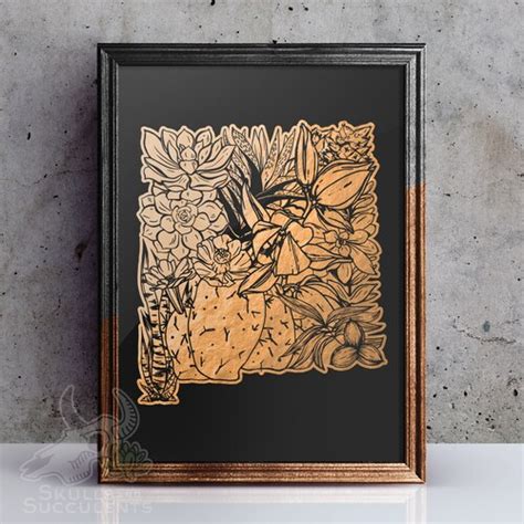 New Mexico Zia Symbol Art Print New Mexico Zia New Mexico Etsy
