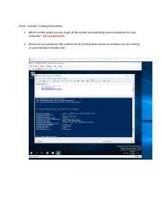 IT224 Lab2A Worksheet Docx IT224 Lab 2A Finding Information 1