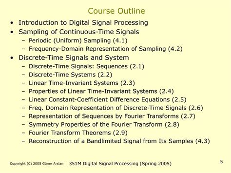 Ppt Ee M Digital Signal Processing Powerpoint Presentation Free