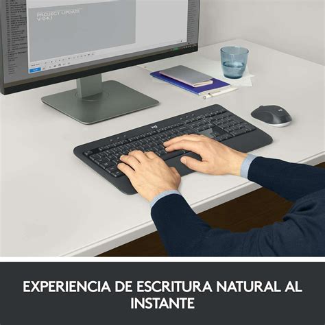 Logitech MK Advanced Keyboard And Mouse Set Wireless AppleMe