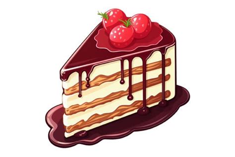 Cake Slice Graphic By Illustrately · Creative Fabrica
