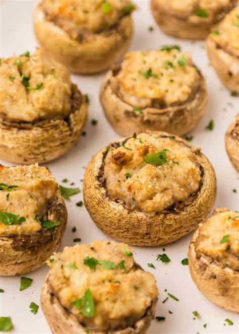Crab Stuffed Mushrooms Living Chirpy