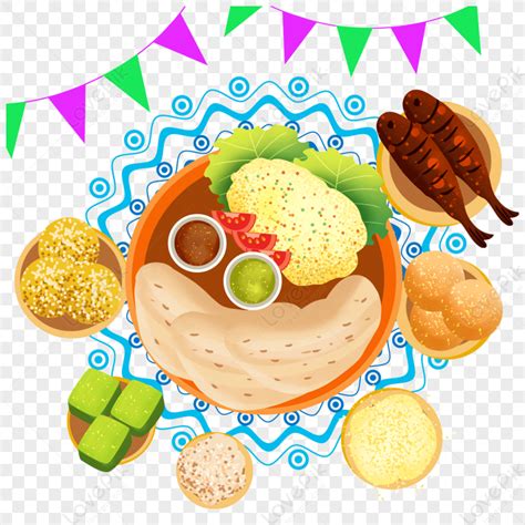 India Pahela Baishakh Traditional Dim Sum Food Indian Bengali New Year