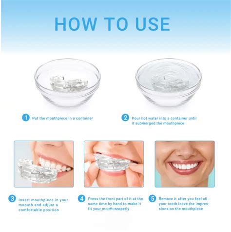 Anti Snoring Mouthpiece Snore Stopper Cpap Machine For Sleep Apnea New