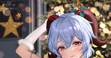 原神 Christmas Ganyu Renberry77のイラスト Pixiv