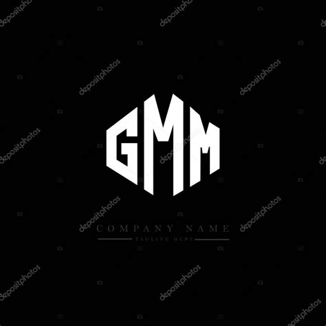 Gmm Letter Logo Design With Polygon Shape Gmm Polygon And Cube Shape