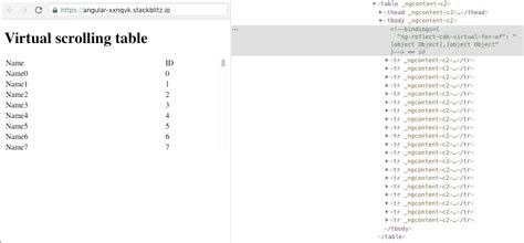 TheCodeCampus Virtual Scrolling In Angular TheCodeCampus