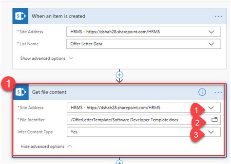 Create Word Document From SharePoint List With MS Flow Quick Parts