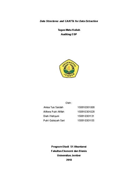 Data Structures And Caatts For Data Extraction 2 Pdfcoffeecom