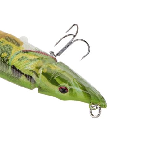 Lixada 8 20cm 66g Lifelike Multi Jointed 8 Segement Pike Muskie