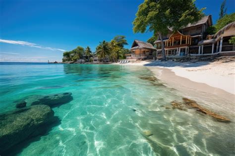 Premium Ai Image Tropical Paradise Zanzibar Stunning Beach And Mnemba