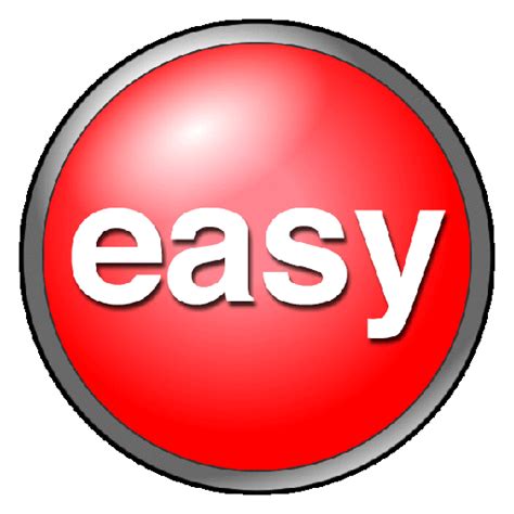 Easy Button Icon At Vectorified Collection Of Easy Button Icon
