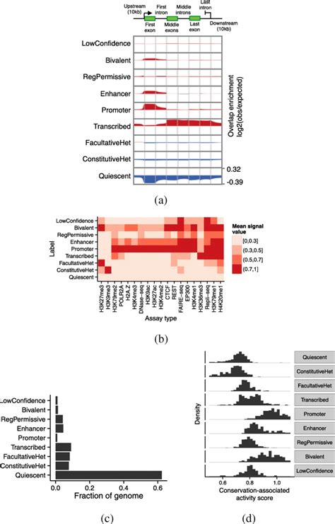Relationship Of Annotations To Known Genomic Elements A Enrichment Of Download Scientific