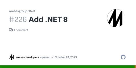 Add Net 8 · Issue 226 · Masesgroupjnet · Github