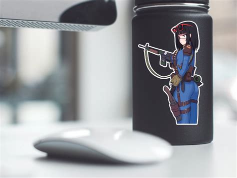 Fallout Vault Girl Waterproof Sticker Ecchi Vinyl Decal On Storenvy