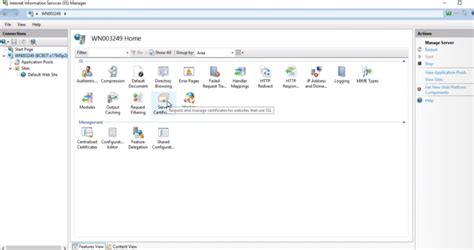 how to import ssl tls certificates to iis server manager