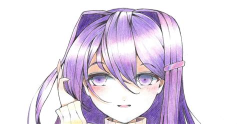 色鉛筆 セーターふわふわユリちゃん 猫麦茶のイラスト Pixiv