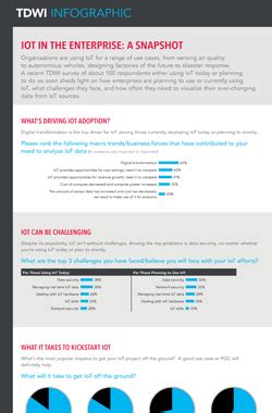 Infographic IoT In The Enterprise A Snapshot TDWI