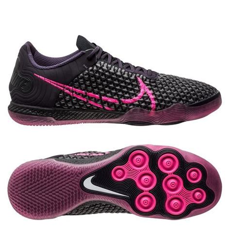 Nike React Gato Ic Small Sided Svart Rosa Lila