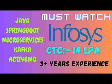 Infosys 3 Years Interview Experience Java Spring Boot