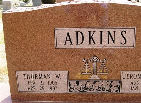 Thurman Walter Adkins 1905 1997 Find A Grave Memorial