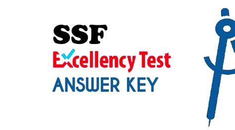 Ssf Excellency Test 2021 Sslc Answer Key