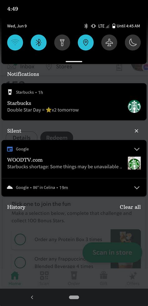 Starbucks Maybe If Im Getting Push Notifications Saying Yall Are