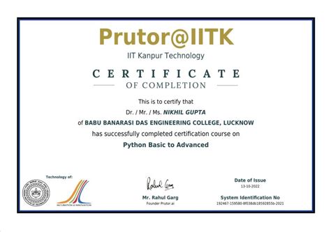Nikhil Gupta On Linkedin Python Learning Iitkanpur