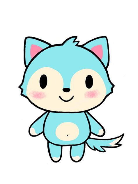 Cute Blue Wolf By Tuxedoneko On Deviantart