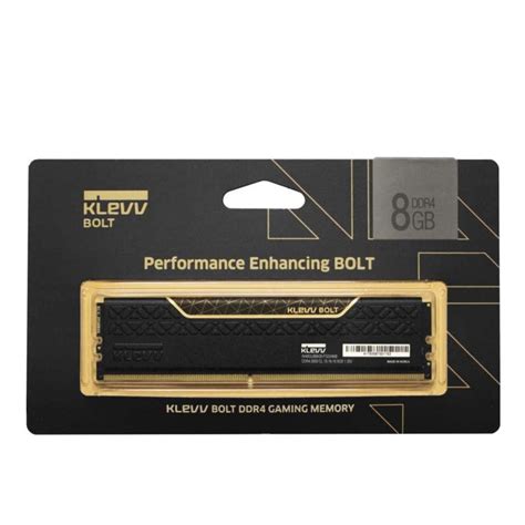 KLEVV BOLT DDR4 8G 3000MHz Computers Tech Parts Accessories