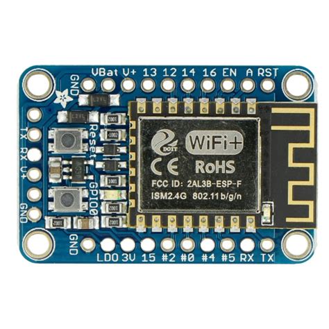 Adafruit Huzzah Esp Modu Wifi Gpio Adc Botland Sklep Dla