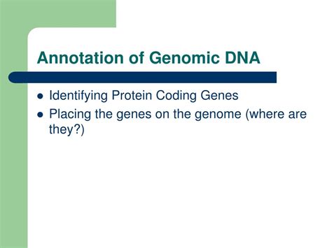 Ppt Genome Annotation Powerpoint Presentation Free Download Id2971822