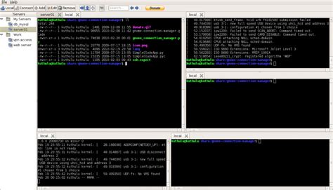 Gnome Connection Manager Tabbed Ssh Connection Manager For Gtk Environments Ubuntu Geek
