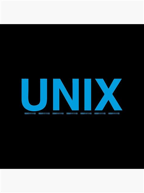 Software Unix Logo Poster By Harrydaste39 Redbubble