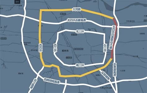 郑州四环高架州四环州农业路高架大山谷图库