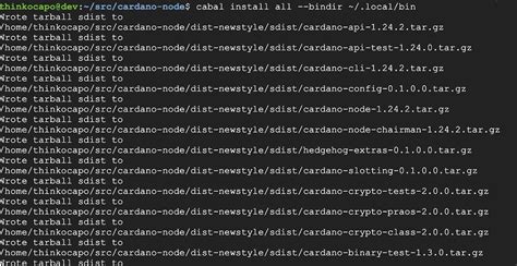 Cabal Install Executables Missing Setup A Stake Pool Cardano Forum