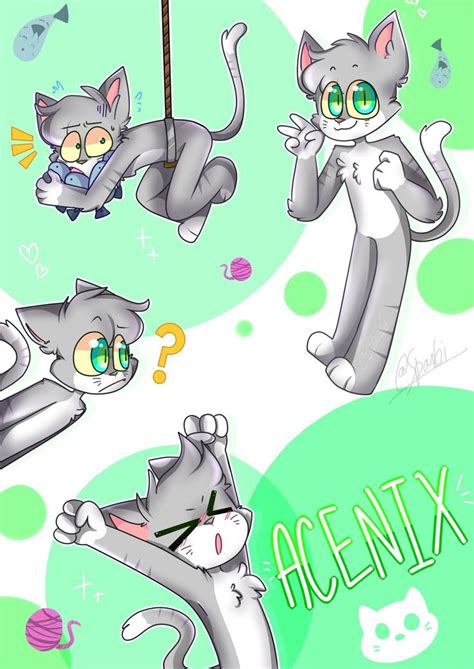 Three Cartoon Cats Hanging From An Umbrella With Question Marks On The