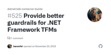 Provide Better Guardrails For Net Framework Tfms · Issue 525 · Dotnet