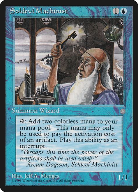 Soldevi Machinist Ice Age Magic The Gathering