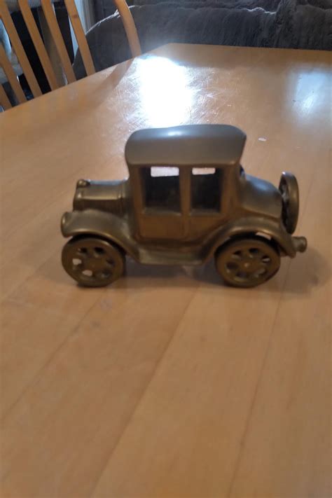 Vintage Diecast Brass Model T Jalopy Toy Etsy