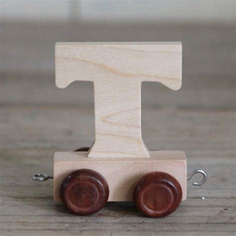 Wooden Train Alphabet Letters Closet And Botts