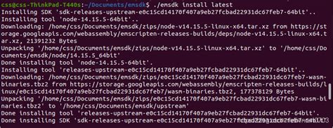 Emscripten编译环境安装（ubuntu2004）ubuntu如何下载emscripten Csdn博客