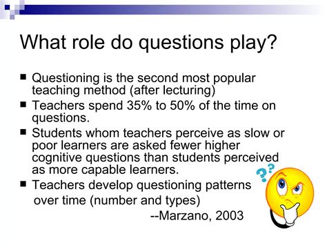 Questioning Techniques Overview Ppt Educational Assessment Education