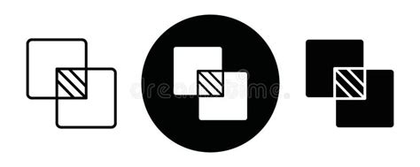 Opacity Outline Icon Collection Or Set Opacity Thin Vector Line Art