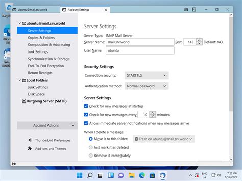 ubuntu 22 04 lts ssl tls postfix and dovecot server world