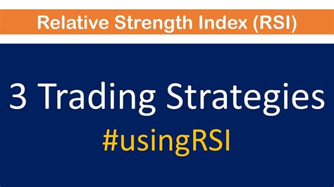 3 Useful Trading Strategies Using Rsi Indicator Youtube