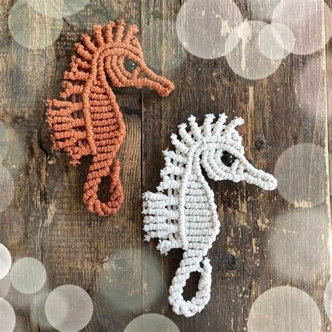 Diy Macrame Tutorial Seashell Pattern Decorative Shell Boho Summer Home